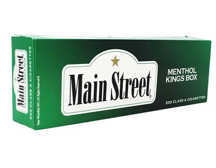 Main Street Menthol King Box cigarettes 10 cartons|Main Street Menthol ...