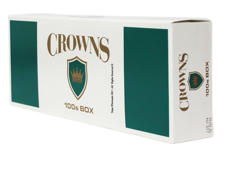 Crowns Menthol 100s cigarettes 10 cartons|Crowns Menthol 100s ...