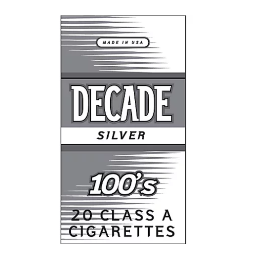 Decade Silver 100s Box cigarettes 10 cartons|Decade Silver 100s Box ...