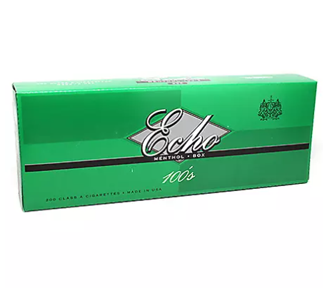 Echo Menthol 100s Box cigarettes 10 cartons|Echo Menthol 100s Box ...